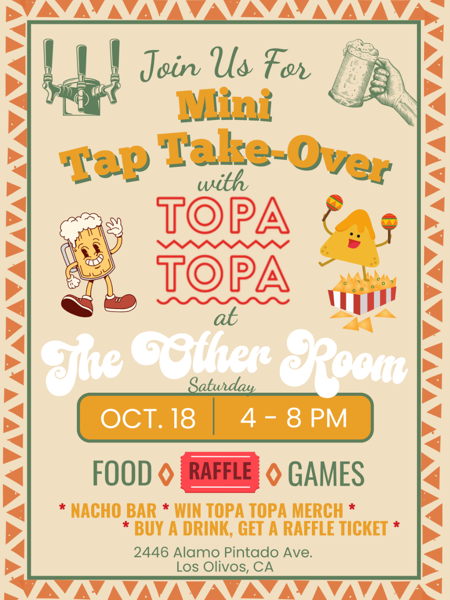 Topa Topa Tap Takeover in Los Olivos | Oct. 18, 2025, at The Other Room